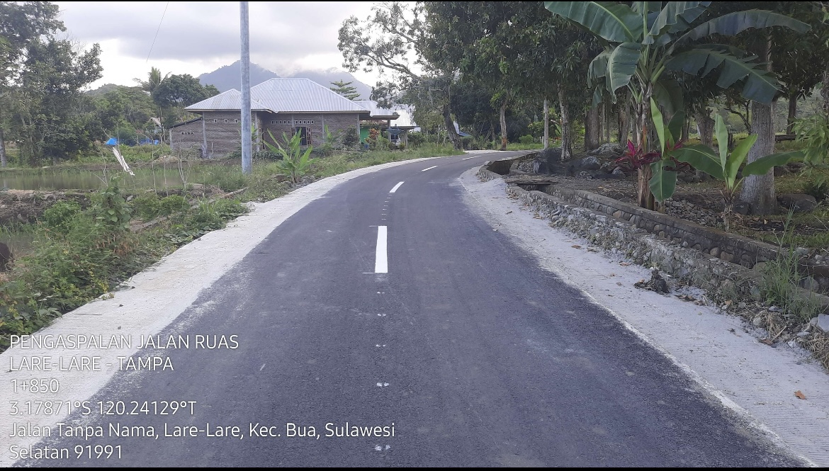 Infotorial : Bupati Luwu Resmikan Pengaspalan Jalan Penghubung Lare ...