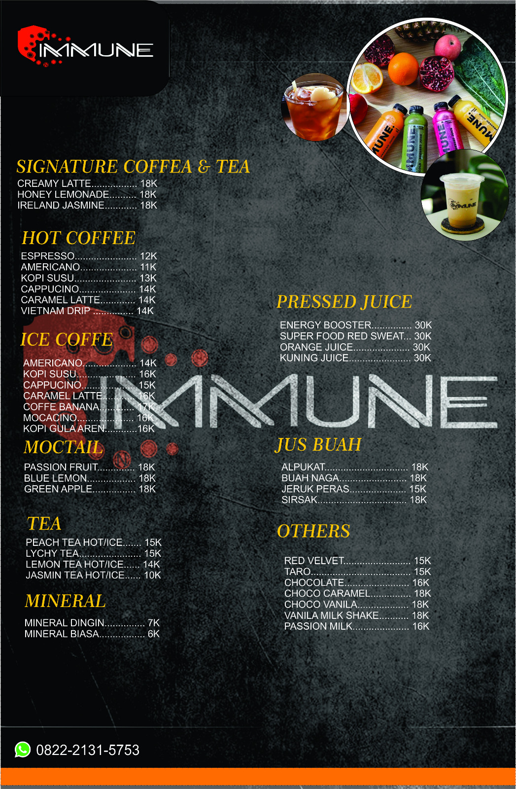 Café dan Resto IMMUNE Kota Palopo, Menyajikan Berbagai Makanan yang ...